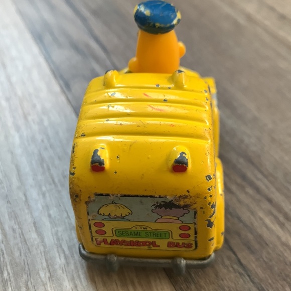 Toys | Vintage Sesame Street Muppet Bus Bert Firefighter Elmo Ernie ...